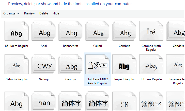 How to Install or Uninstall Fonts on Windows 11