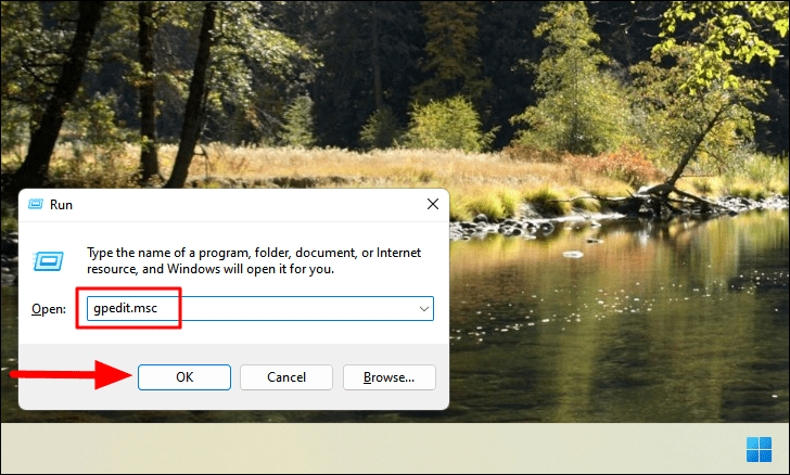 How to Open Group Policy Editor on Windows 11