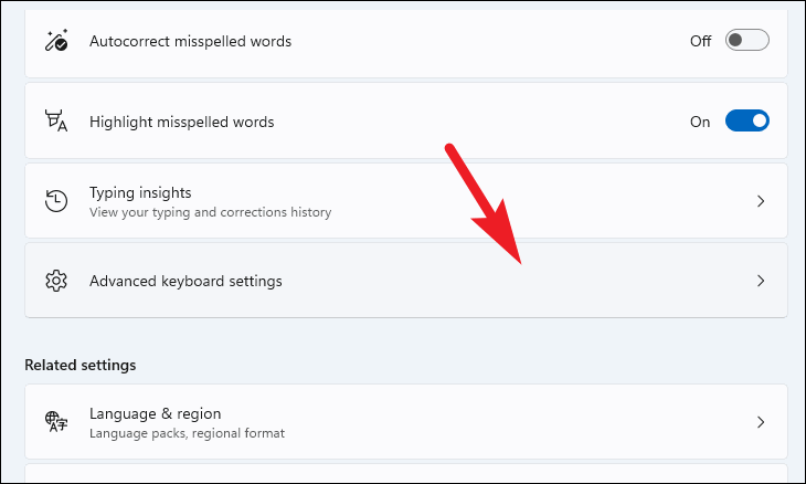 How to Enable or Disable Autocorrect and Text Suggestions in Windows 11