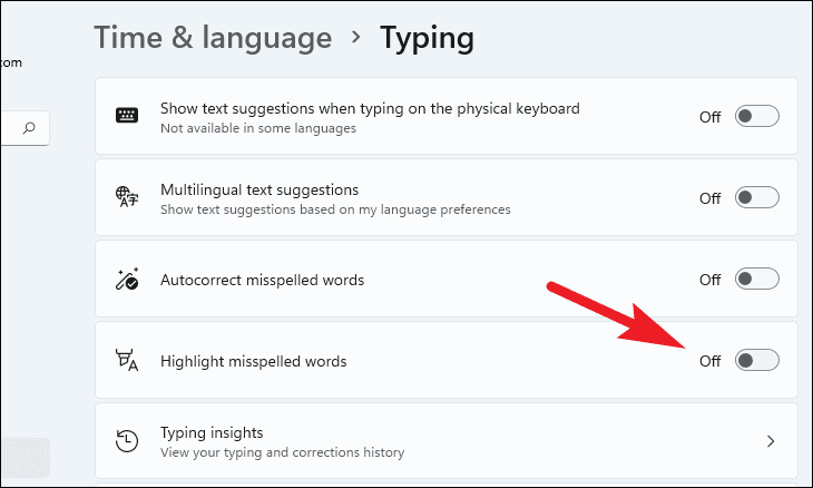 How To Enable Or Disable Autocorrect And Text Suggestions In Windows 11