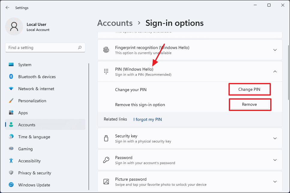 How to Set Up a PIN on your Windows 11 PC