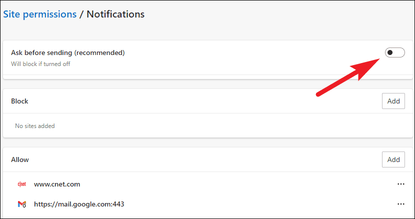 How to Turn Off Website Notifications on Windows 11