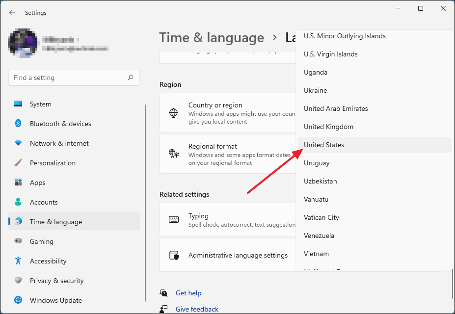 How to Change Country in Microsoft Store on Windows 11