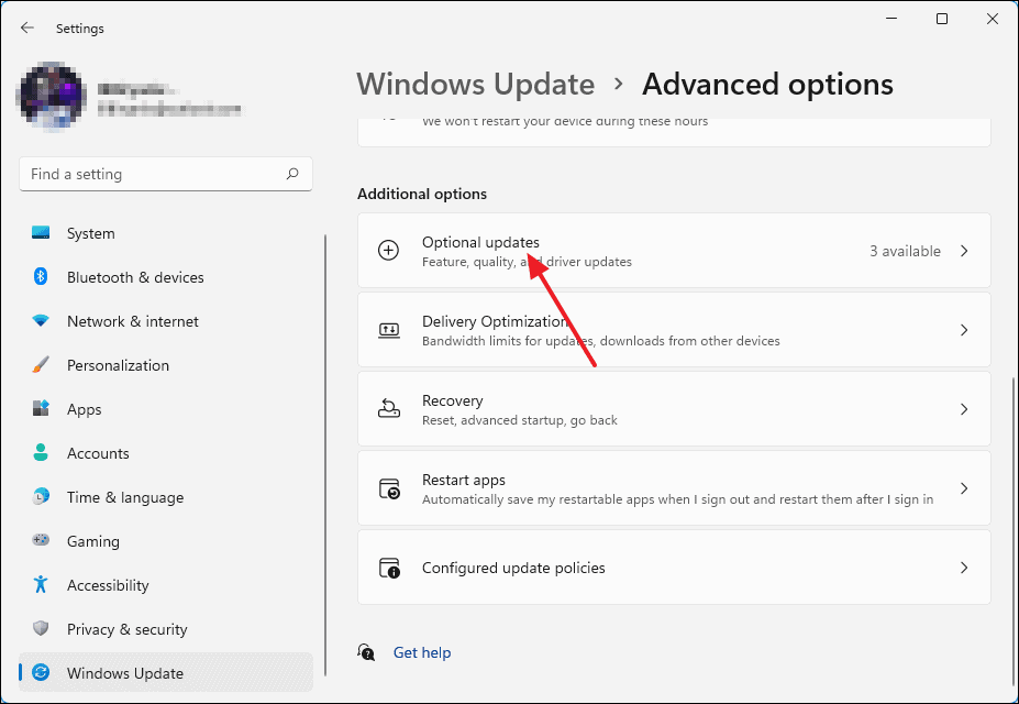 How to Download and Install Optional Updates in Windows 11
