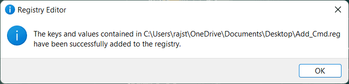 How to Open Command Prompt Window Inside a Directory on Windows 11