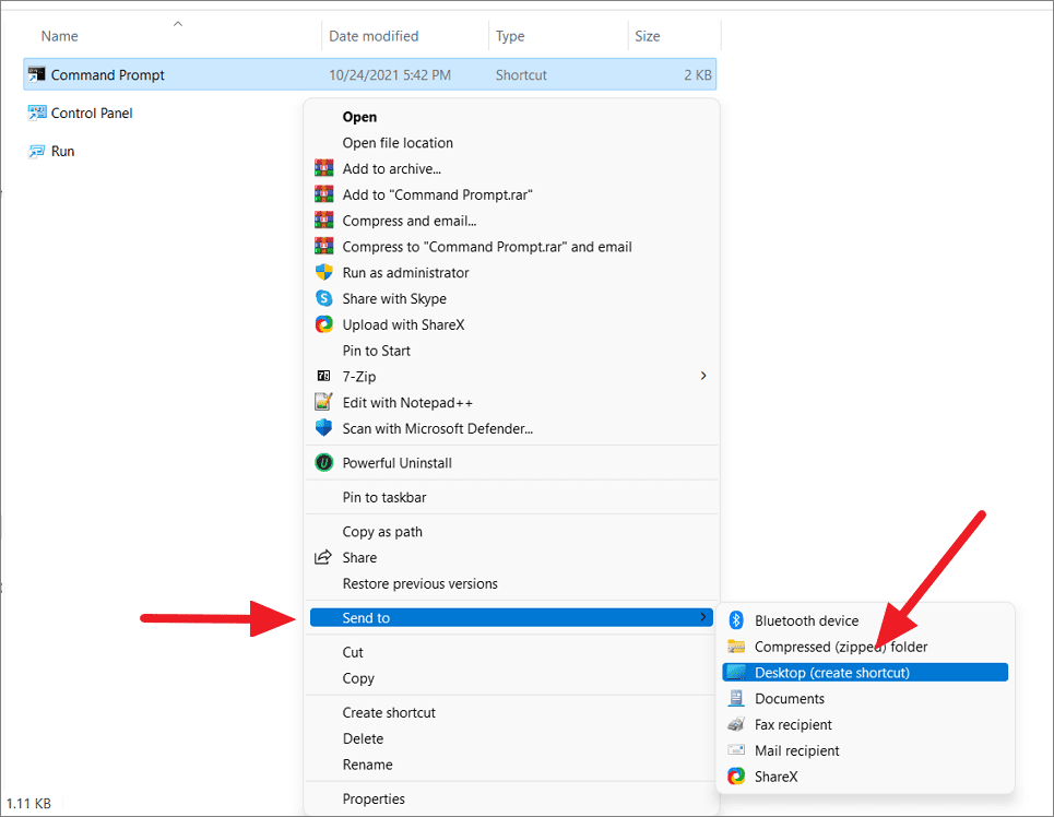How to Open Command Prompt Window Inside a Directory on Windows 11