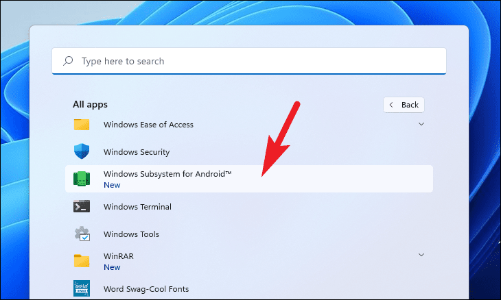 How to Restart Windows Subsystem for Android in Windows 11