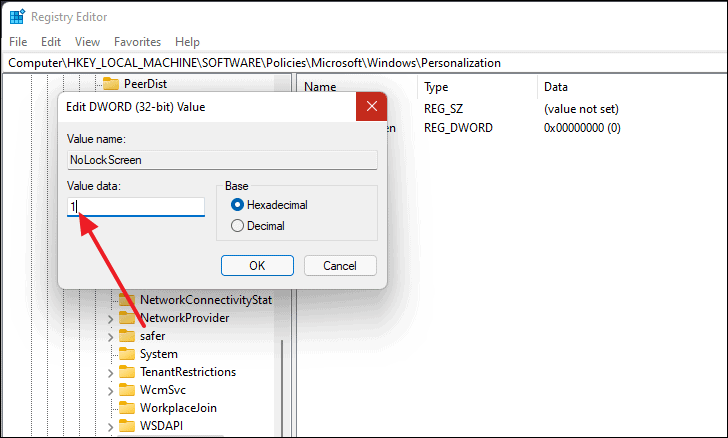 How to Disable or Turn Off Lock Screen on Windows 11
