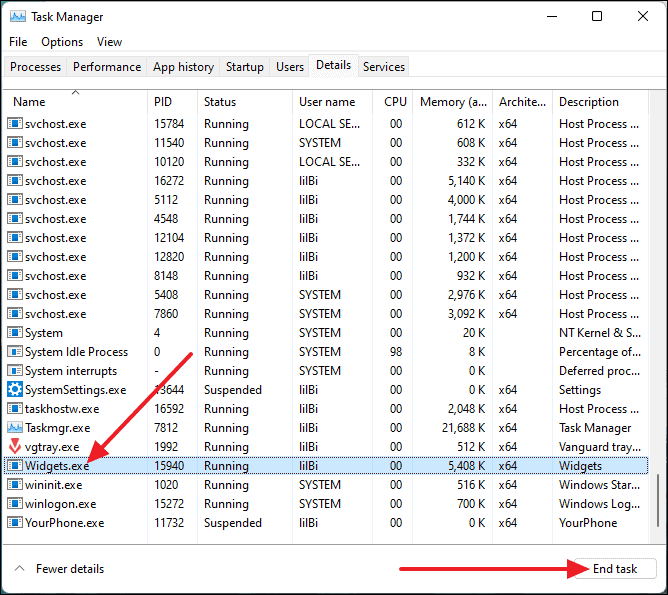 How to Fix Widgets Not Working Issue in Windows 11