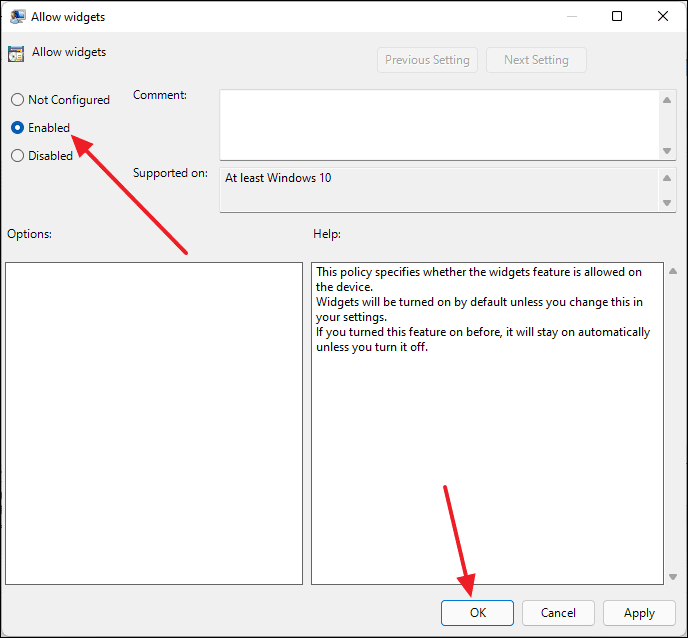 How to Fix Widgets Not Working Issue in Windows 11