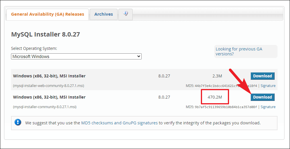 How to Install MySQL on Windows 11