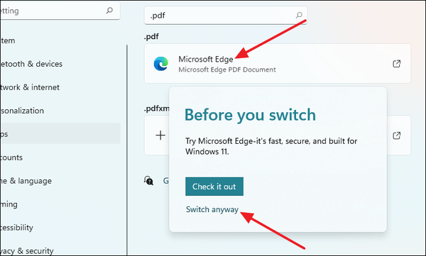 How to Make Adobe Acrobat Reader the Default PDF Reader in Windows 11