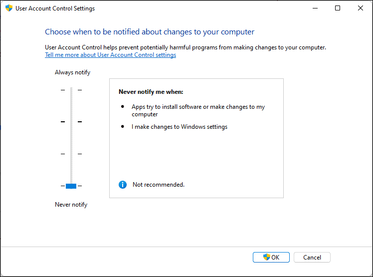How to Turn On User Account Control on Windows 11