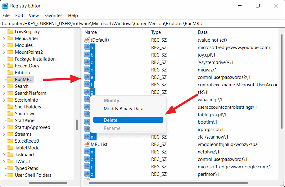 Windows 11 Run Commands List