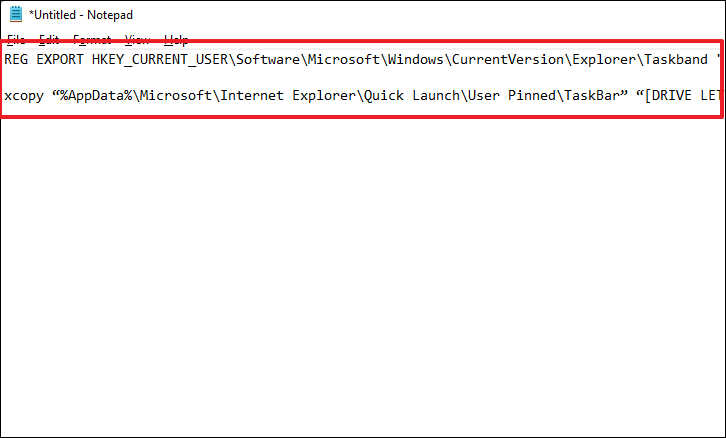 How to Backup and Restore Pinned Items on Taskbar in Windows 11