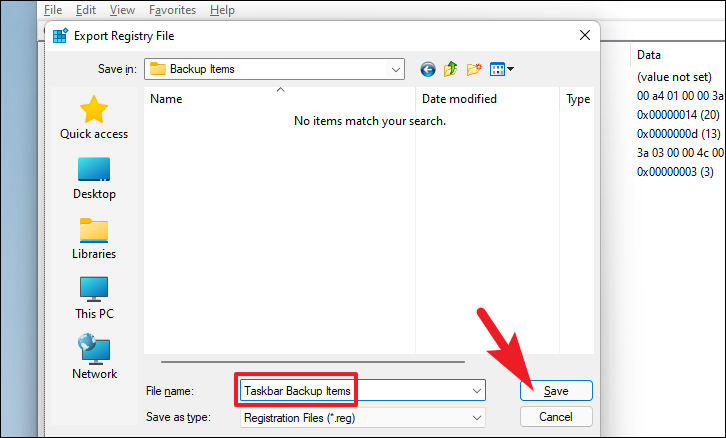 How to Backup and Restore Pinned Items on Taskbar in Windows 11