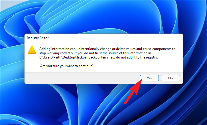 How to Backup and Restore Pinned Items on Taskbar in Windows 11
