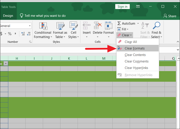 How to Clear Formatting in Excel
