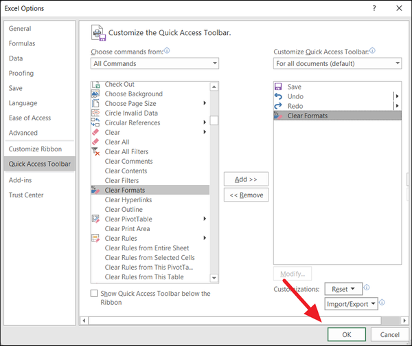 How to Clear Formatting in Excel