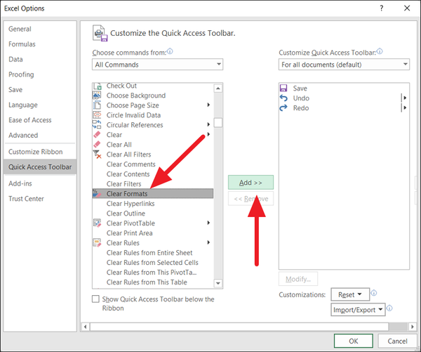How to Clear Formatting in Excel