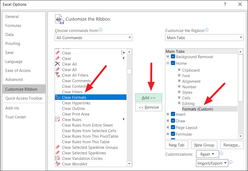 How to Clear Formatting in Excel