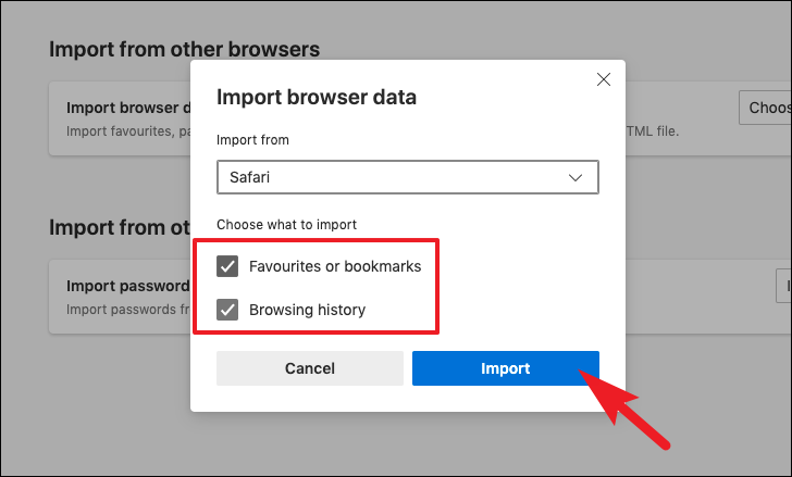 How to Import Data from Safari to Microsoft Edge on Mac