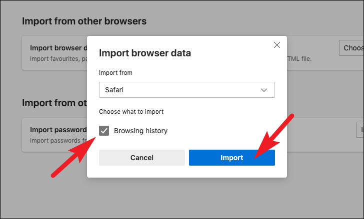How to Import Data from Safari to Microsoft Edge on Mac