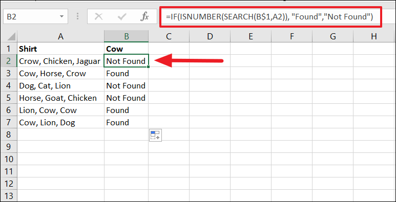 How to Use Excel Search Function