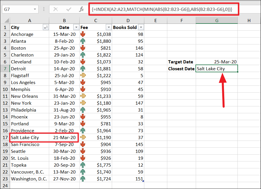How to Use Index Function in Excel