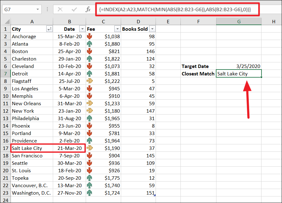 How to Use Index Function in Excel