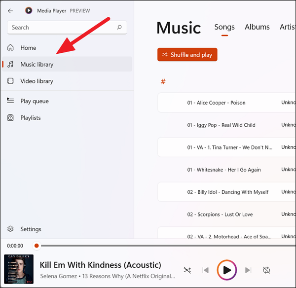 How to Use Media Player app in Windows 11