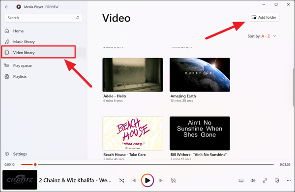 How to Use Media Player app in Windows 11