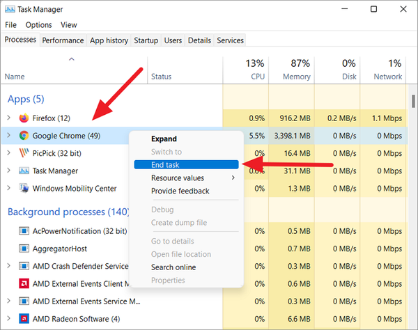 How to Fix Google Chrome has Stopped or Not Responding Issue on Windows 11