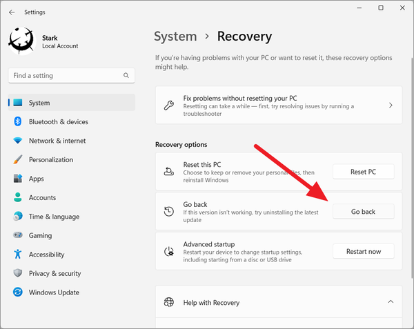 How to Roll Back Builds and Uninstall Updates on Windows 11