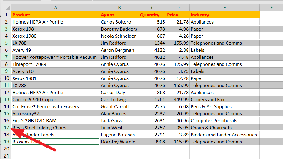 How to Highlight Every Other Row in Excel