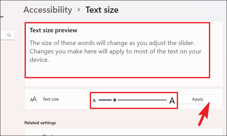 How to Increase Font Size in Windows 11