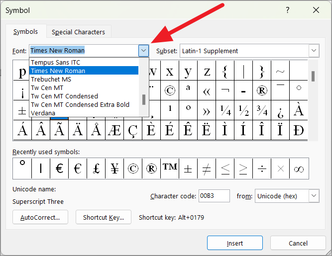 How to Insert or Type Degree Symbol In Microsoft Word
