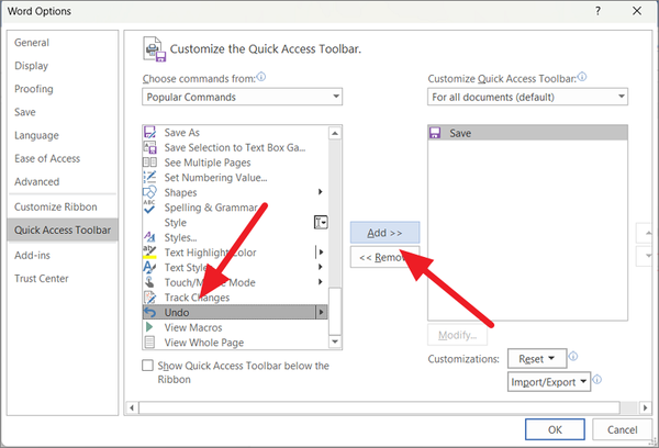 How to Undo, Redo or Repeat in Microsoft Word