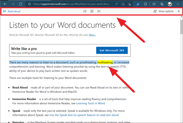 How to Use Microsoft Word Read Aloud Feature
