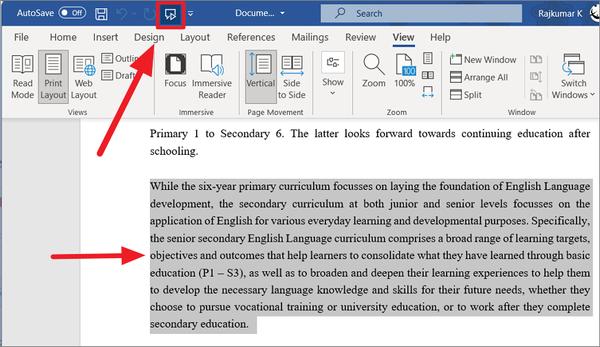 How to Use Microsoft Word Read Aloud Feature