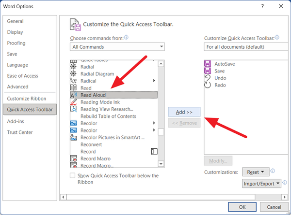 How to Use Microsoft Word Read Aloud Feature
