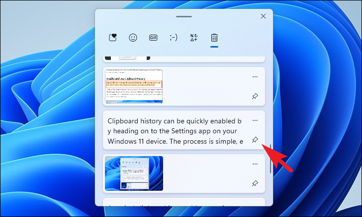 How to Open Clipboard in Windows 11