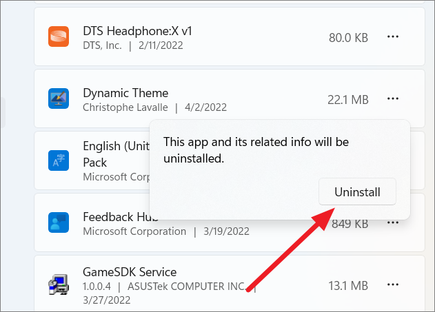 How to Uninstall Apps on Windows 11