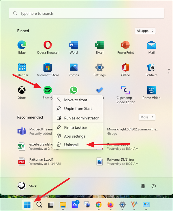 How to Uninstall Apps on Windows 11