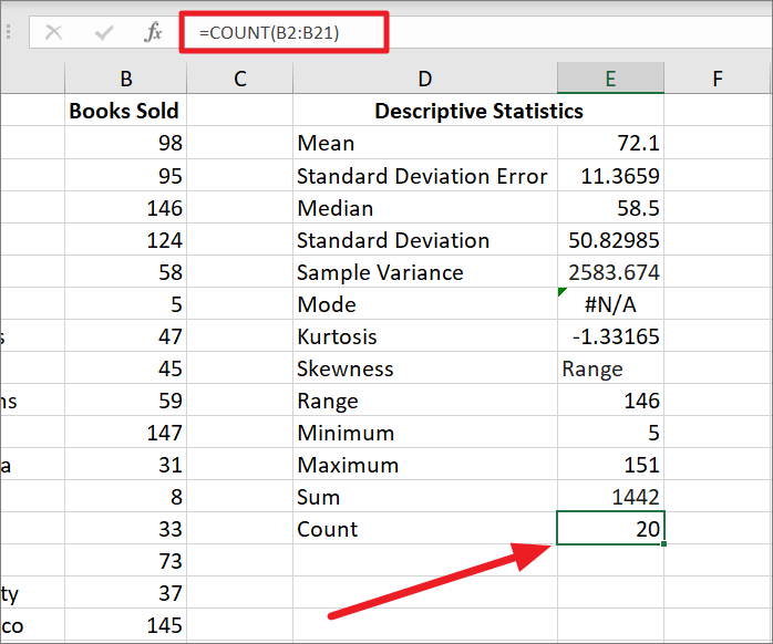 How to Use Descriptive Statistics in Excel