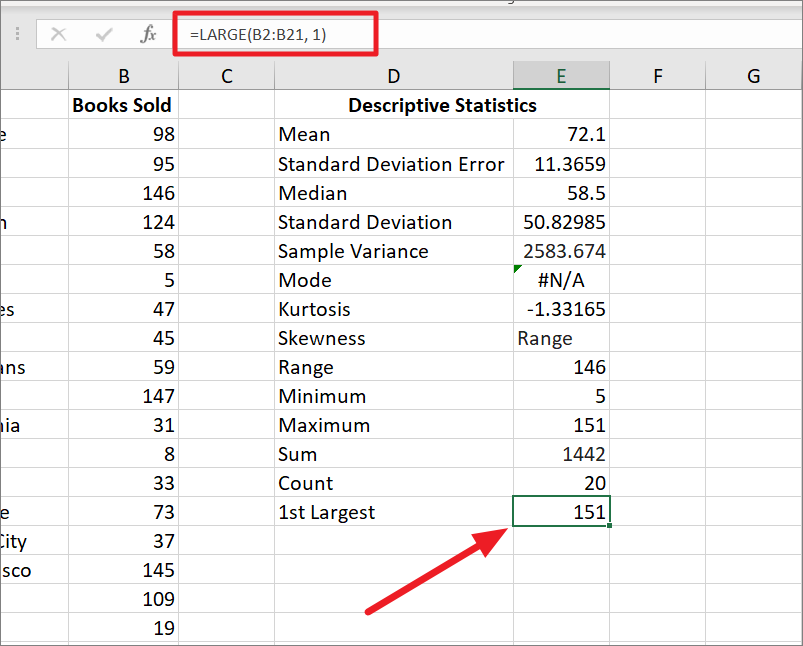 How to Use Descriptive Statistics in Excel