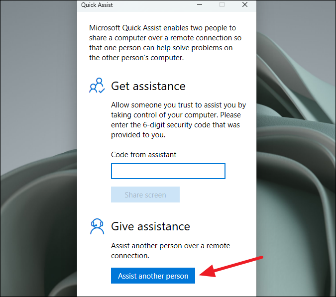 How to Use Quick Assist in Windows 11