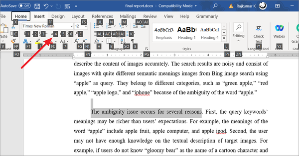 How to Use Strikethrough Shortcuts in Microsoft Word
