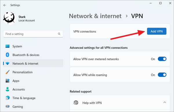 How to Manually Configure a VPN in Windows 11