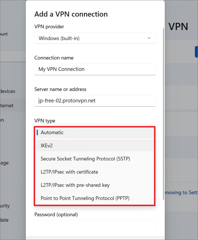 How to Manually Configure a VPN in Windows 11